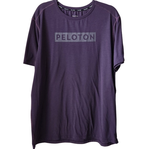 Peloton | Tops | Peloton Purple Activewear Cycling Tee Shirt | Poshmark